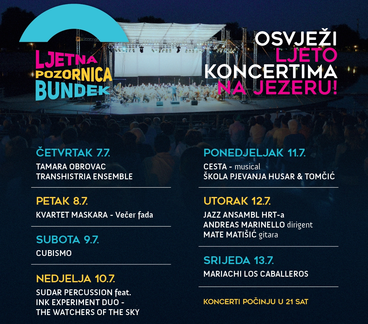 Ljetna pozornica Bundek - Studentski.hr