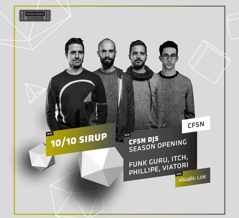 CFSN DJs otvaraju novu sezonu u Sirupu! - Studentski.hr