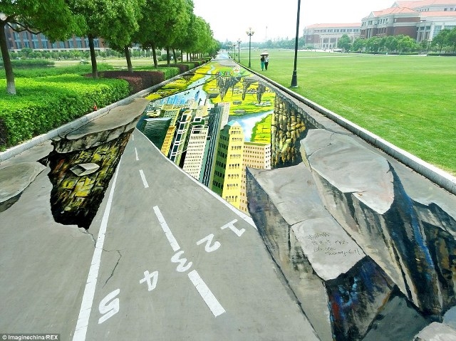Najveća i najduža 3D slika na kineskom sveučilištu! - Studentski.hr
